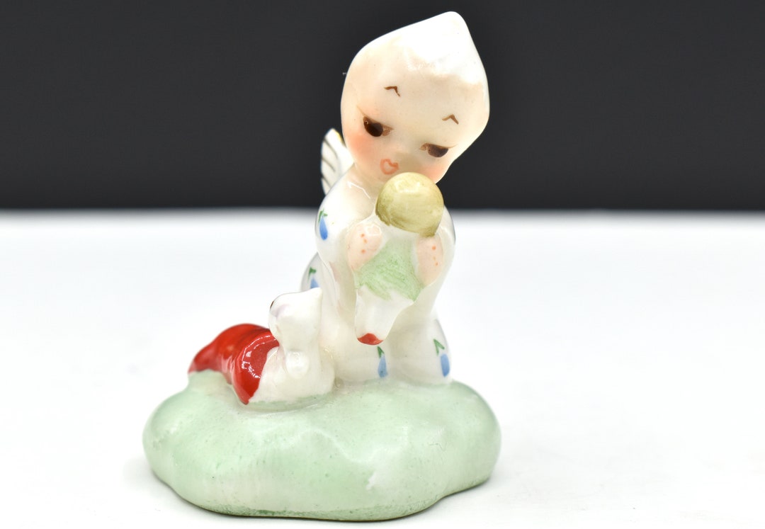 Vintage Itsy Bitsy Angel “mummy’s Angel” / S425K / Angel Holds Doll ...