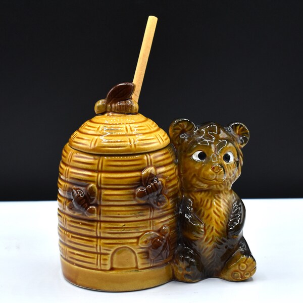 Vintage Honey Pot - Etsy