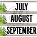 Printable Classroom Calendar, Woodland Theme Classroom Wall Calendar ...