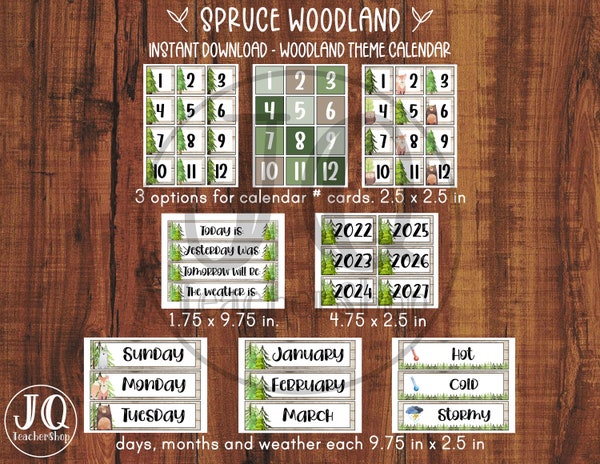 Printable Woodland Class Birthday Display Woodland Theme - Etsy Canada