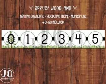 Number Line Printable - Etsy