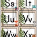 Printable Alphabet Word Wall, Classroom Decor, Woodland Alphabet Wall ...