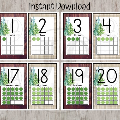 Printable Alphabet Wall Poster Camping Theme Classroom Decor - Etsy