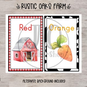 Printable, Farm Theme Classroom Decorations, Classroom Decor, Color ...