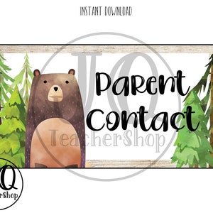 Printable, Woodland Theme Behavior Chart, Classroom Behavior Clip Chart ...