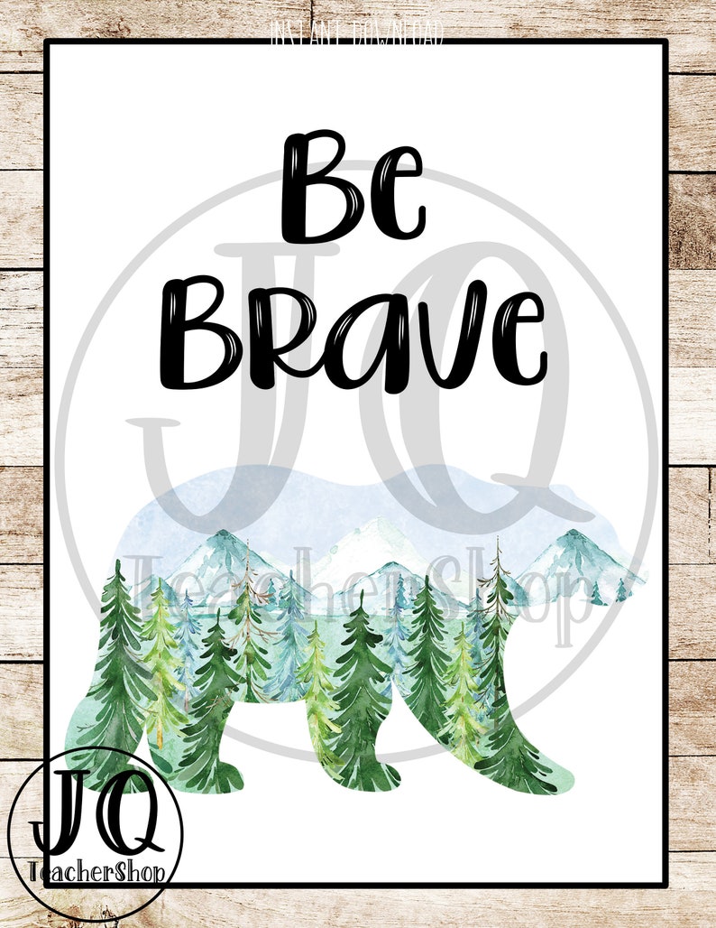 Printable Motivational Posters, Growth Mindset Posters, Camping Theme ...