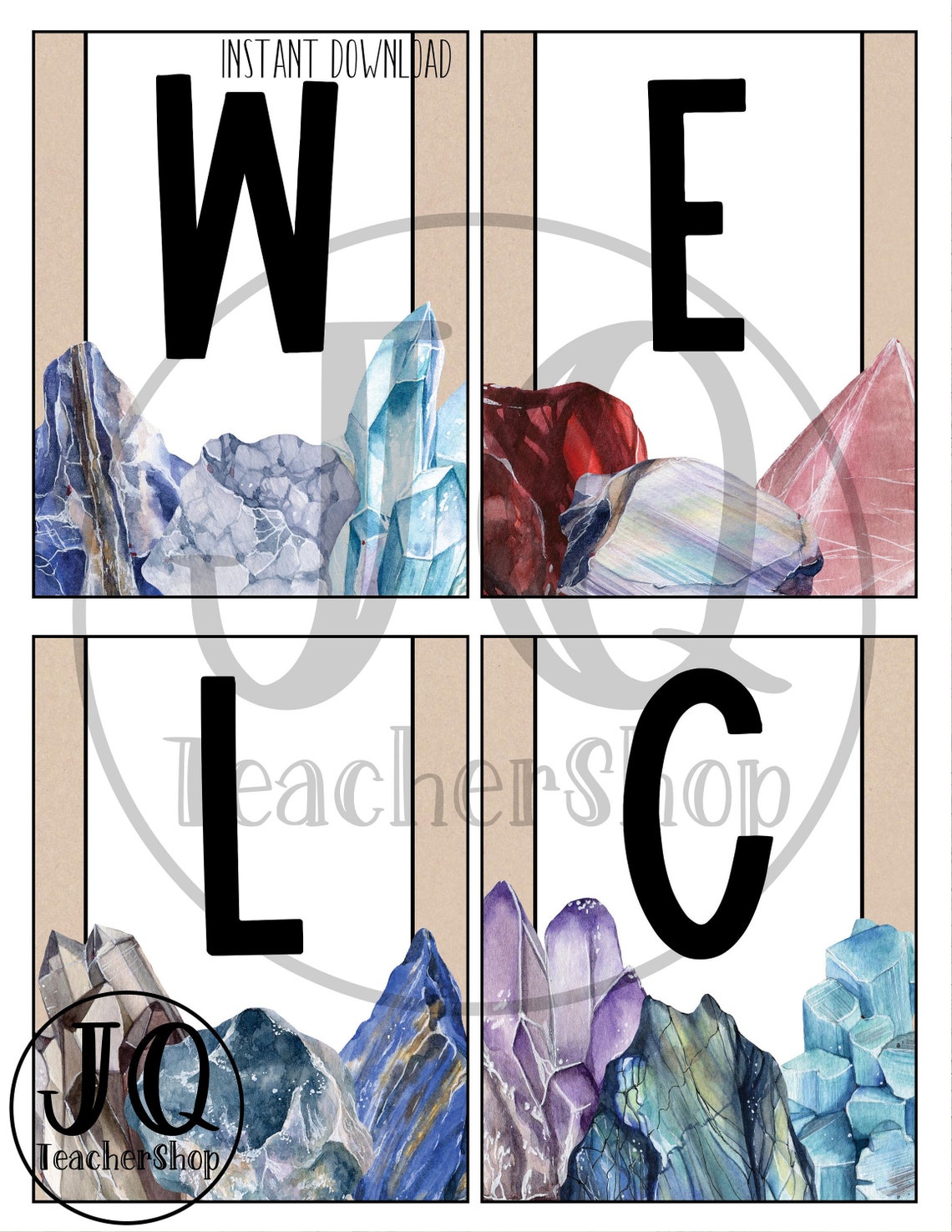 Printable Geology Theme Banner Geology Welcome Banner - Etsy