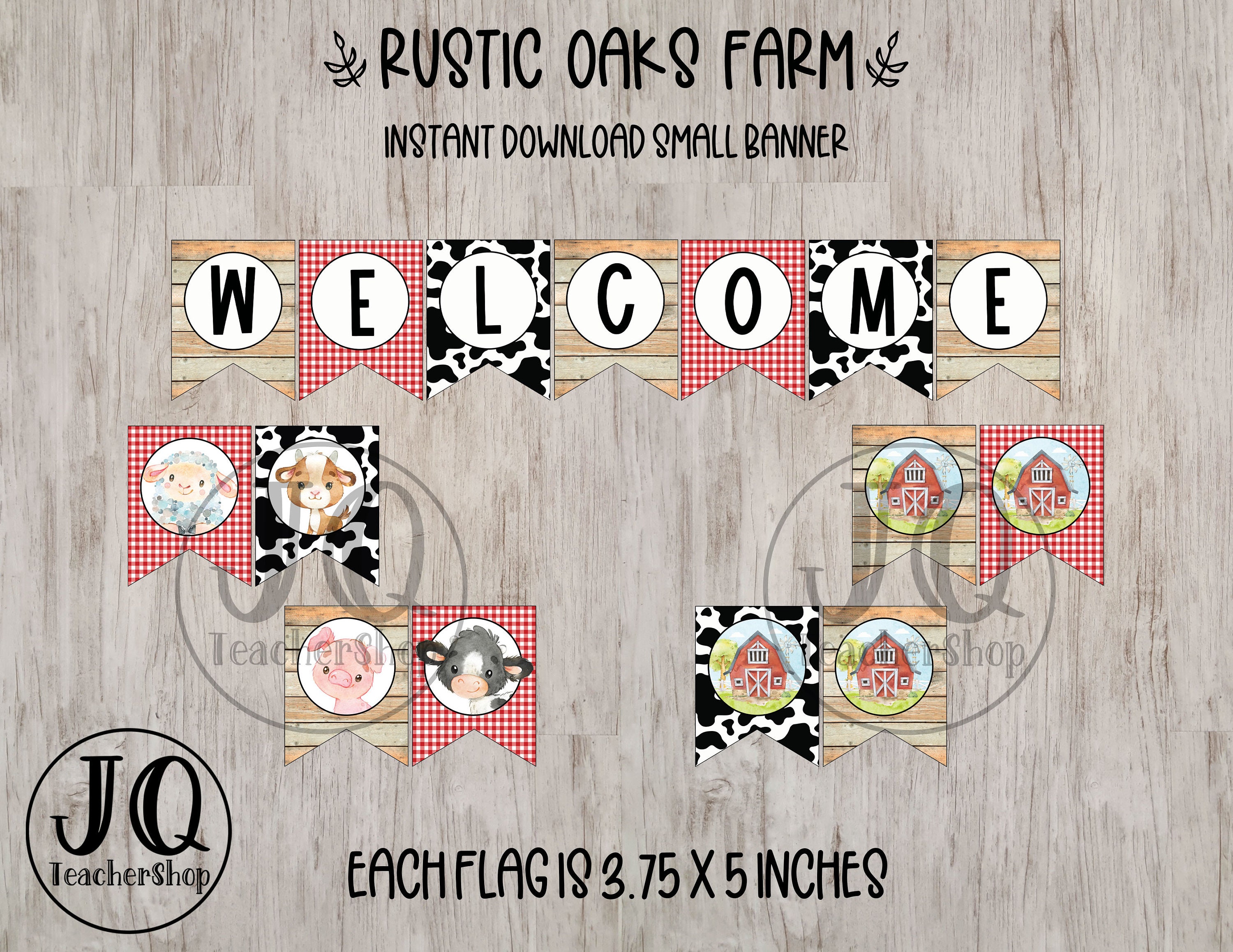 Printable Welcome Banner Farm Theme Classroom Farm Classroom - Etsy Canada