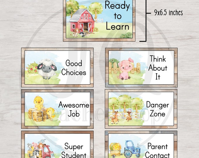 Printable Alphabet Poster, Farm Theme Alphabet, Homeschool Decoration ...