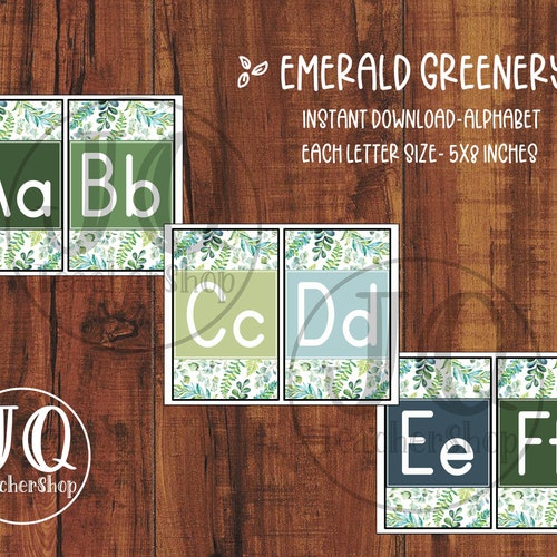 Farmhouse Theme Classroom Alphabet Banner Printable Teacher - Etsy