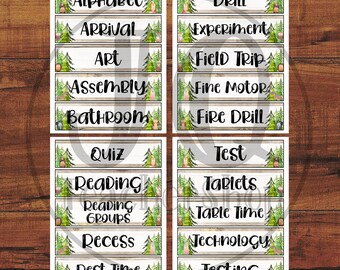 Woodland Theme Classroom Decor | Etsy