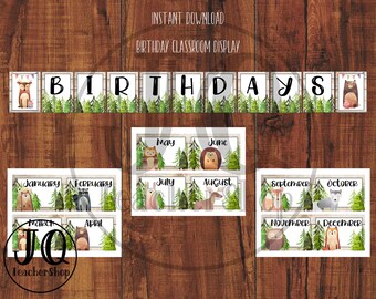 Printable Woodland Theme Behavior Chart Classroom Behavior | Etsy