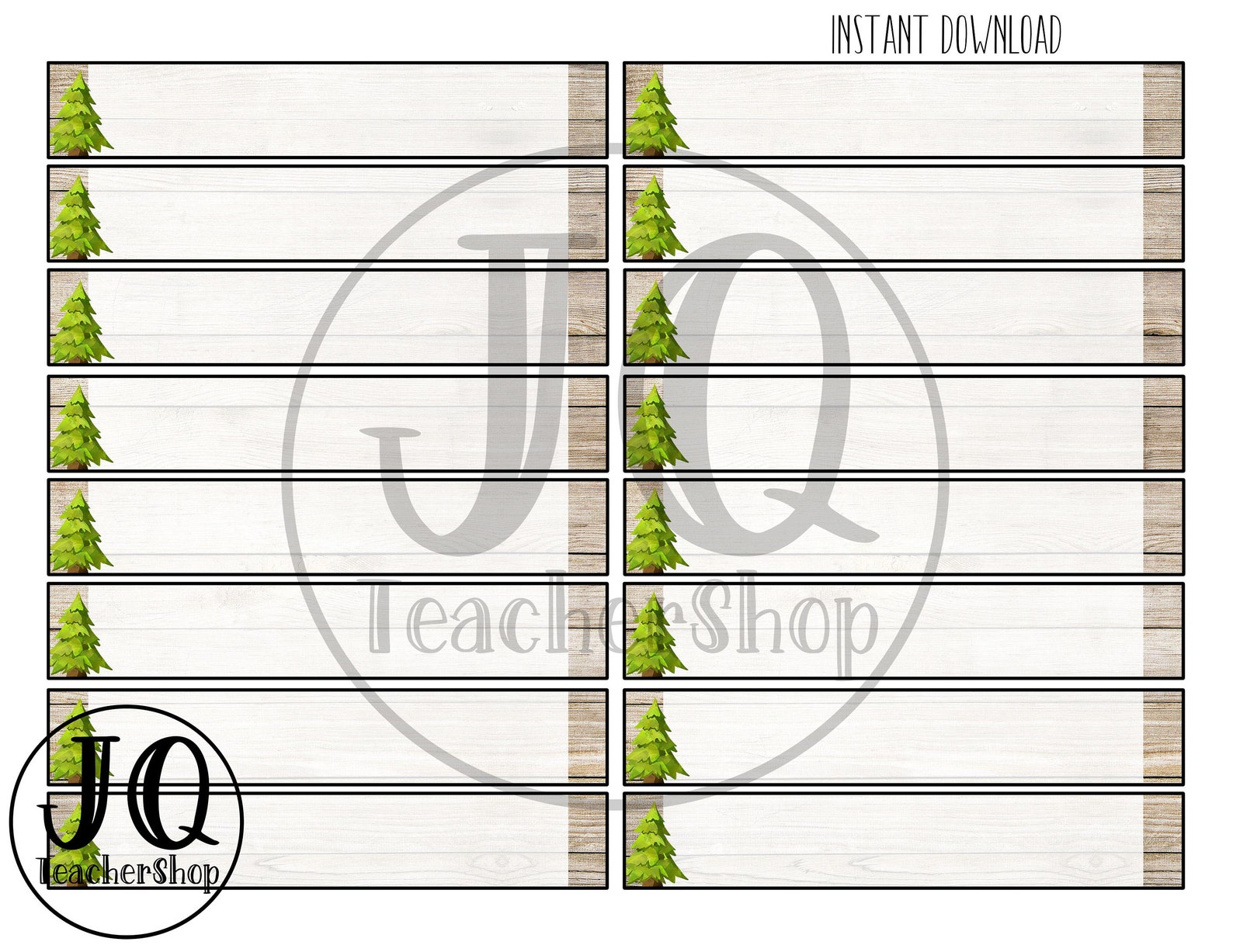 Printable Woodland Class Birthday Display Woodland Theme - Etsy