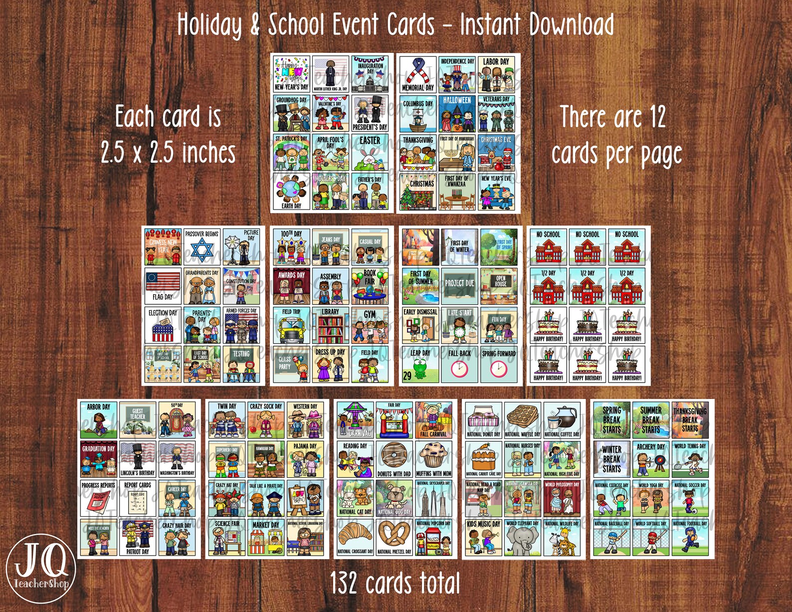 Printable Classroom Calendar, Farm Theme Calendar Set, Classroom Decor ...