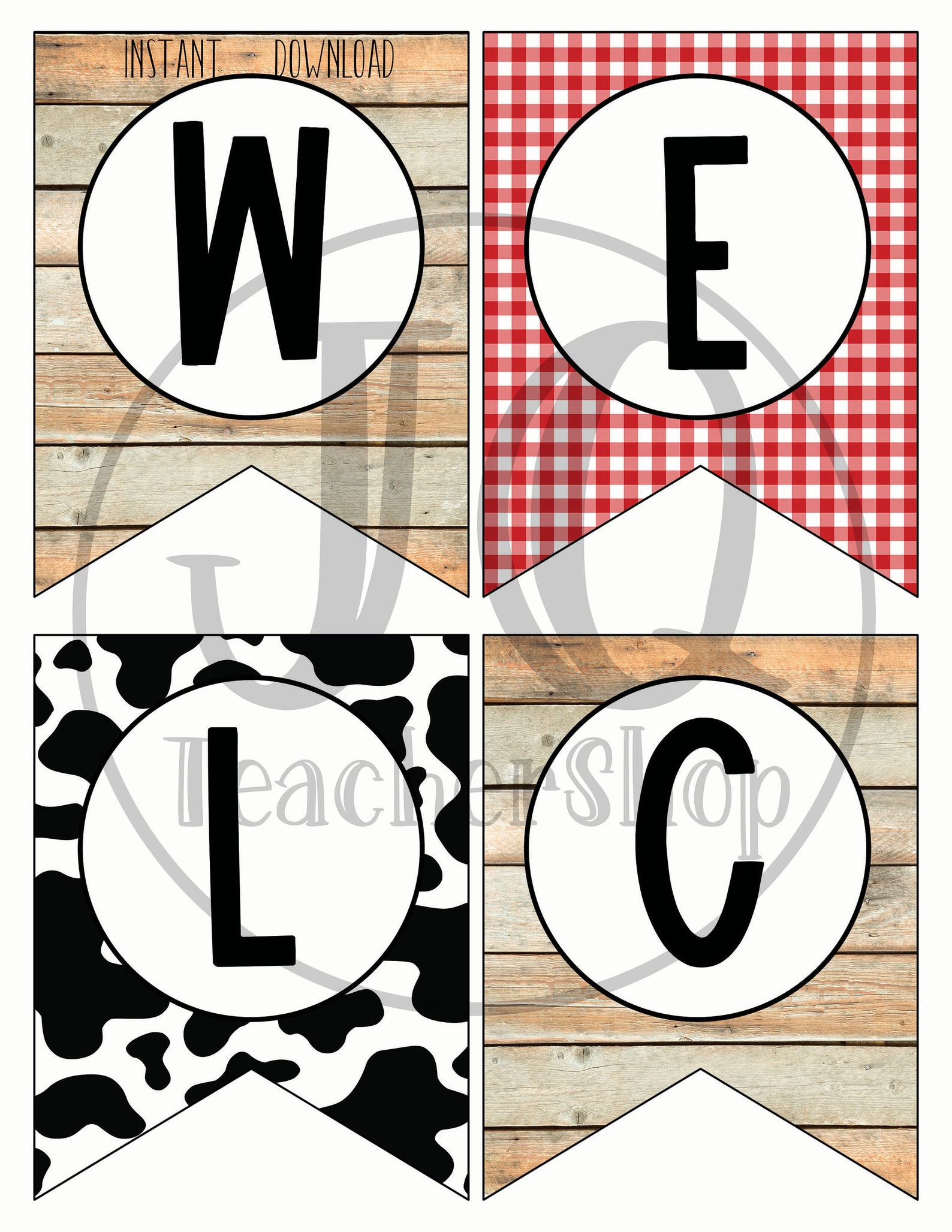 Printable Welcome Banner Farm Theme Classroom Farm Classroom - Etsy Canada