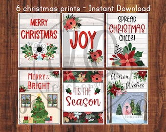 Christmas Table and Cubby Numbers - Etsy