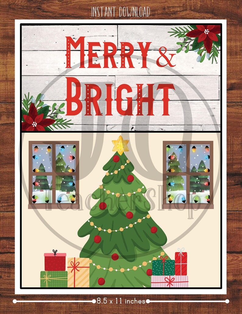 Printable Christmas Classroom Posters Holiday Classroom - Etsy