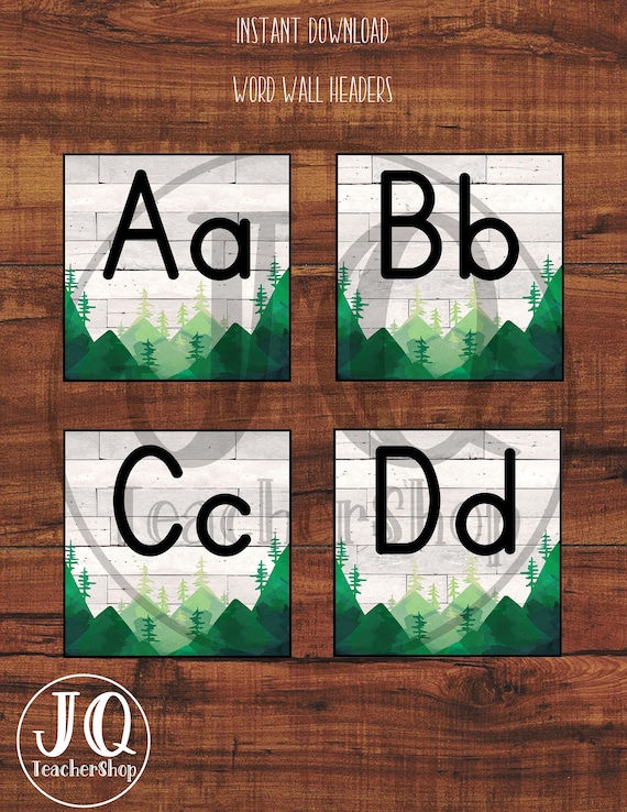 Printable Alphabet Letters For Wall