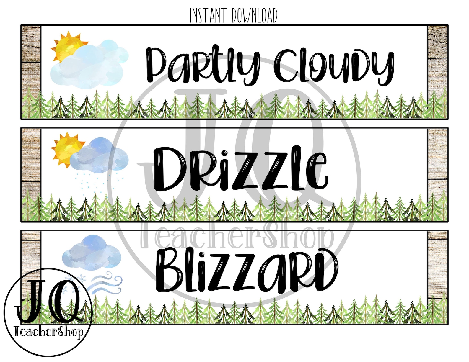 Printable Classroom Calendar Woodland Theme Classroom Wall | Etsy