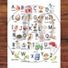Printable Alphabet Poster, Farm Theme Alphabet, Homeschool Decoration ...