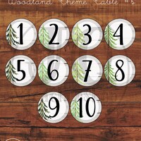 Printable Full Page Alphabet, Classroom Decor, Woodland Theme, Forest ...