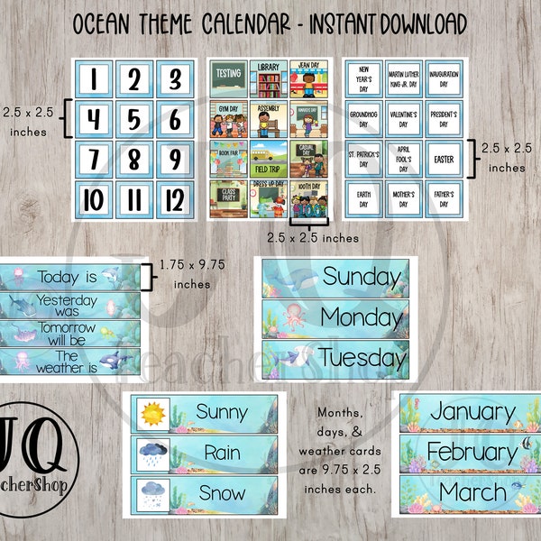 Ocean Theme Classroom - Etsy