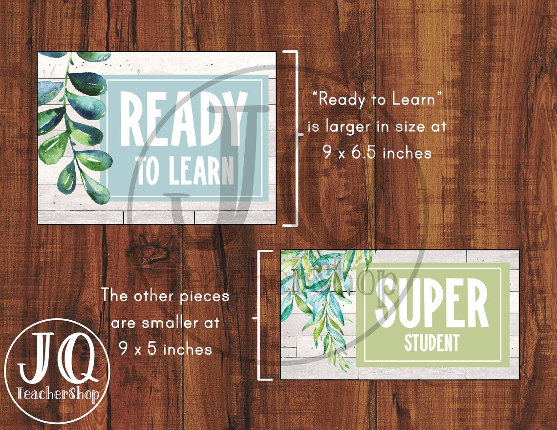 Printable Classroom Behavior Chart Plant Theme Classroom - Etsy UK