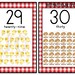 Printable, Farm Theme Number Wall Posters, Classroom Decor, Barnyard ...