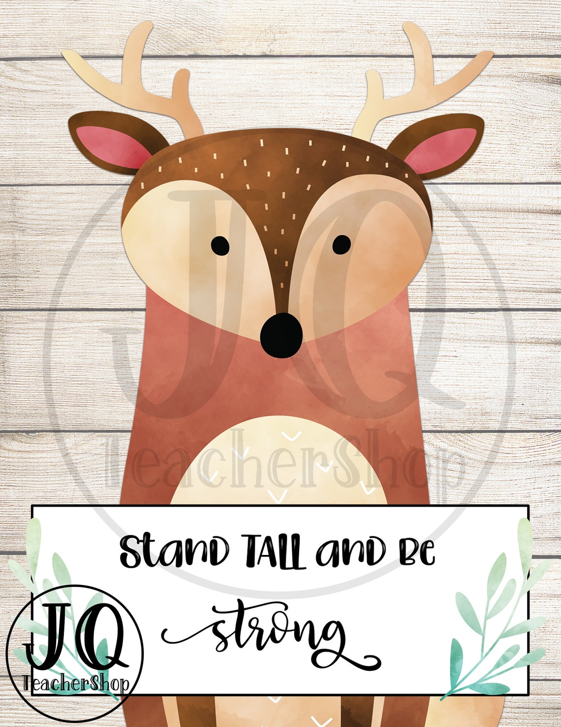 Printable Motivational Woodland Theme Classroom Posters - Etsy