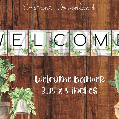 Printable Welcome Banner Back to School Banner Small Door - Etsy
