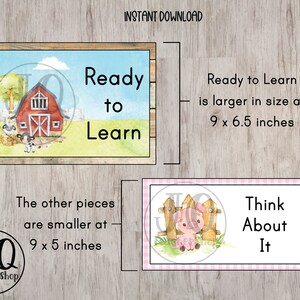 Farm Theme Behavior Chart, Classroom Behavior Chart, Classroom ...
