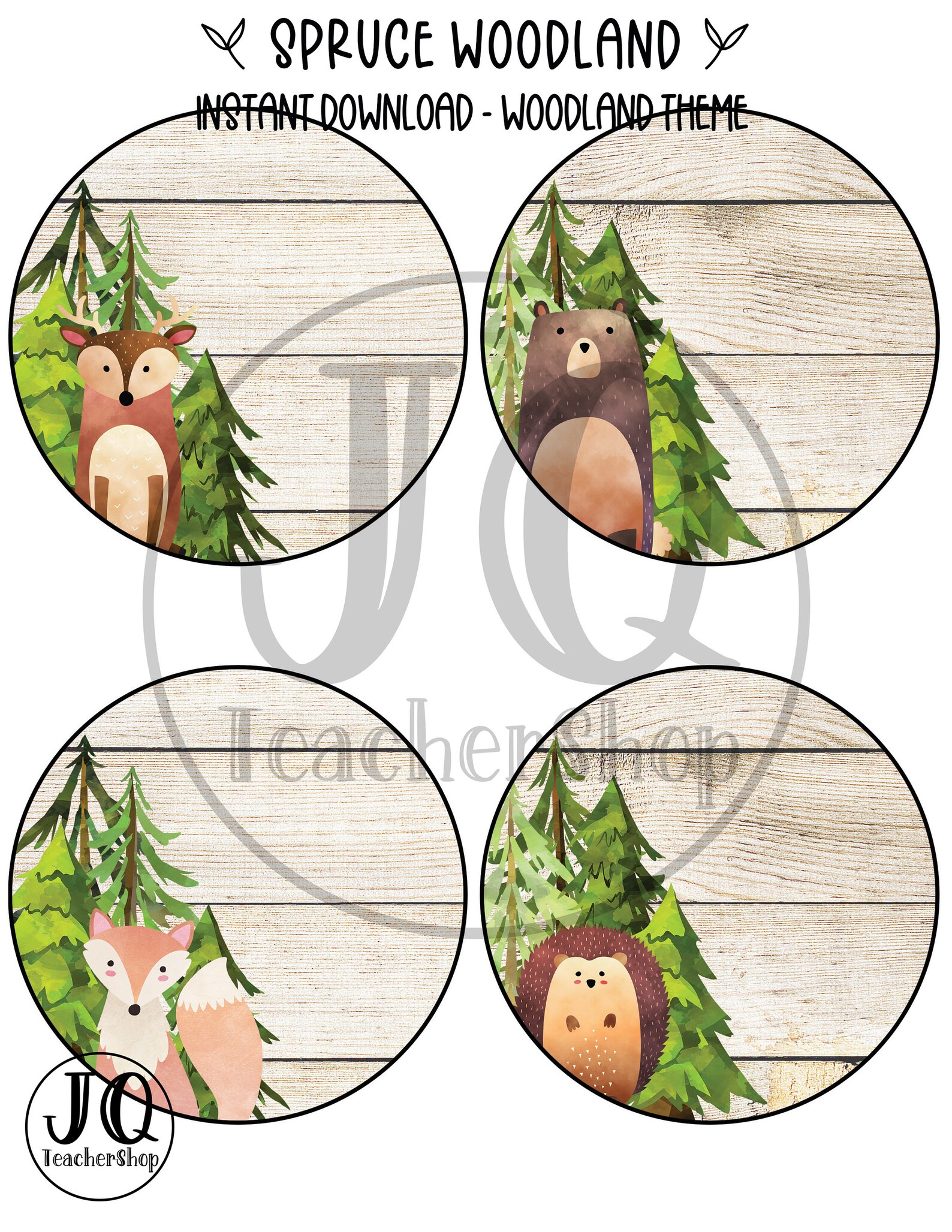 Printable Class Table Signs, Animal Table Labels, Blank Animal Signs ...