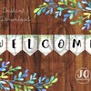 Printable Welcome Woodland Theme Banner, Forest Theme Classroom ...
