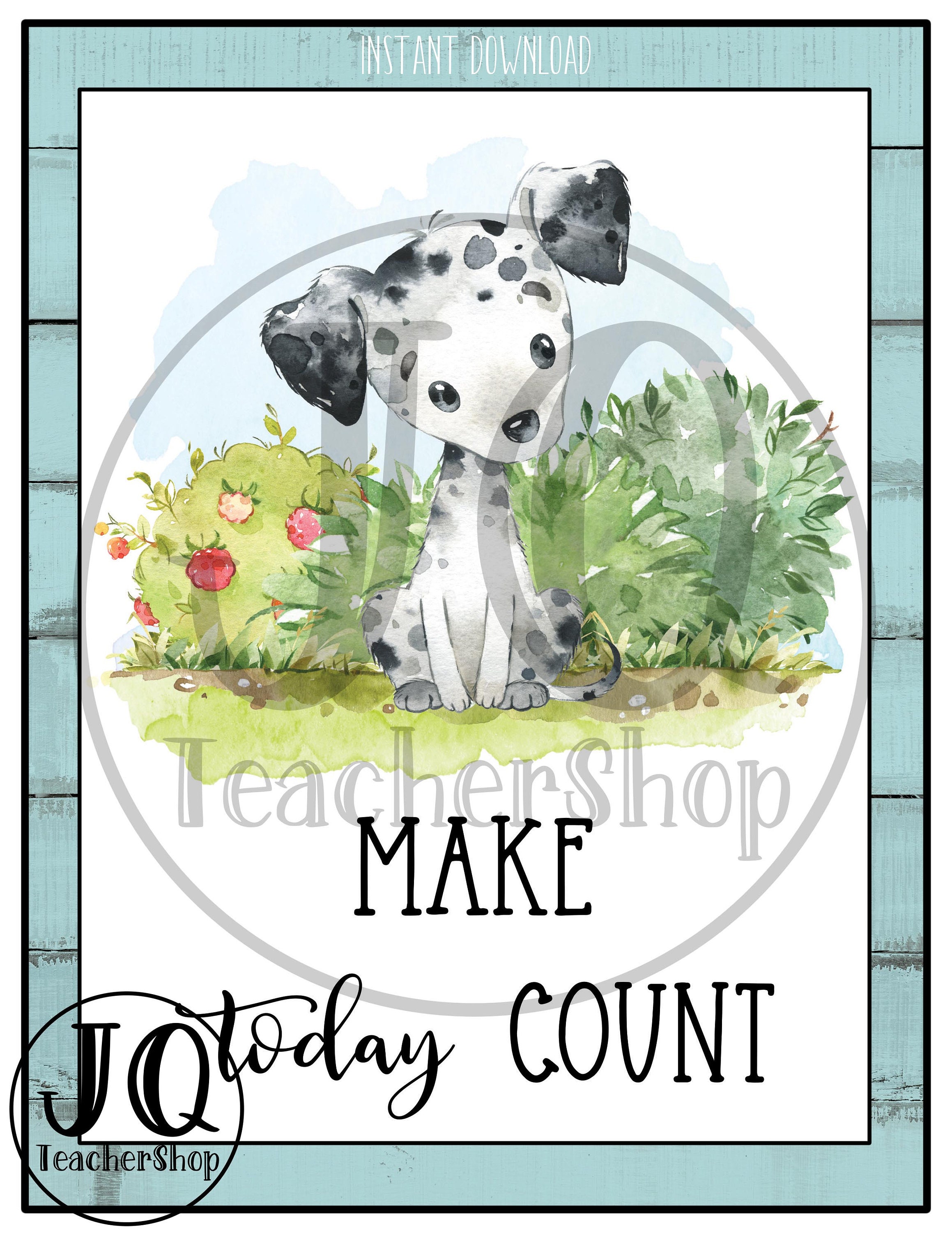 Printable Motivational Posters, Puppy Theme Classroom Posters, Growth ...