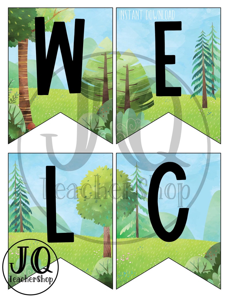 Printable Welcome Banner Back to School Banner Welcome To | Etsy