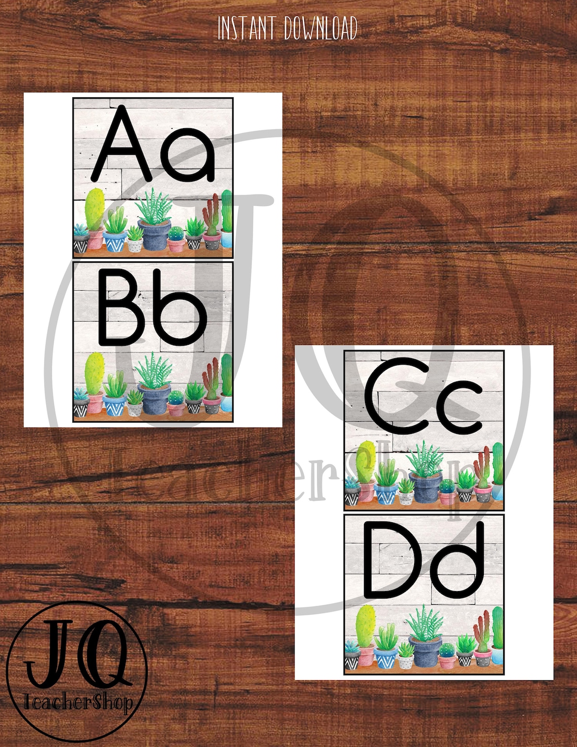 Printable Word Wall Letters, Headers Word Wall, Wood Background, Small ...