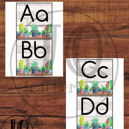 Printable Word Wall Letters Headers Word Wall Wood - Etsy