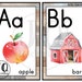 Printable, Farm Theme Alphabet Wall Posters, Classroom Decor, Farm ...
