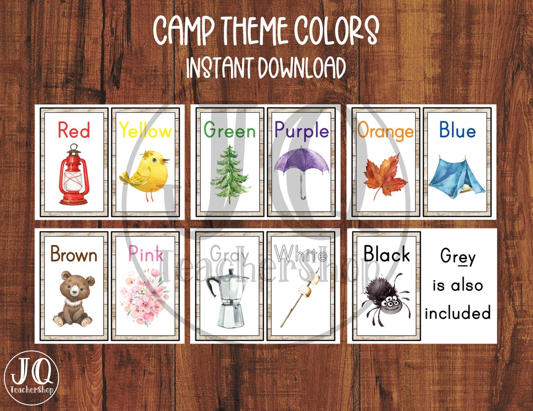 Printable, Camp Theme Classroom, Camp Classroom Theme, Camp Theme ...