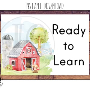Printable, Farm Theme Behavior Chart, Classroom Behavior Chart ...