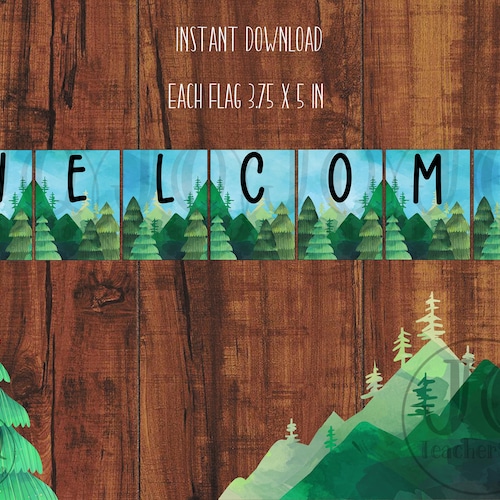 Printable Welcome Banner Welcome Back Small Door Size - Etsy