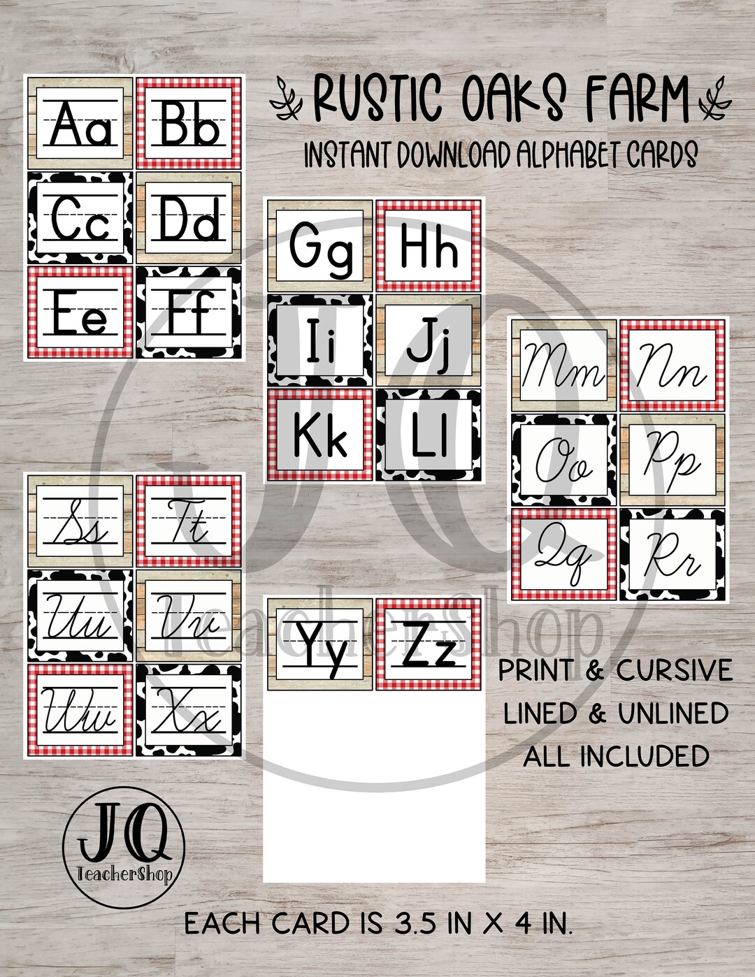 Printable, Alphabet Wall, Classroom Decor, Farm Theme Alphabet, Farm ...