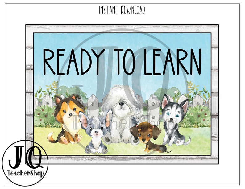 Puppy Theme Behavior Chart: Classroom Decoration (instant Download) - Etsy