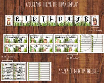 Classroom Birthday Chart - Etsy