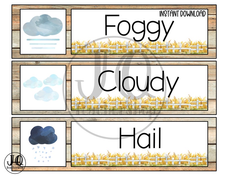 Printable Classroom Calendar, Farm Theme Classroom, Classroom Decor ...