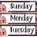 Printable Classroom Calendar, Farm Theme Calendar Set, Classroom Decor ...