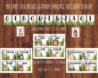 Woodland Theme Class | Etsy