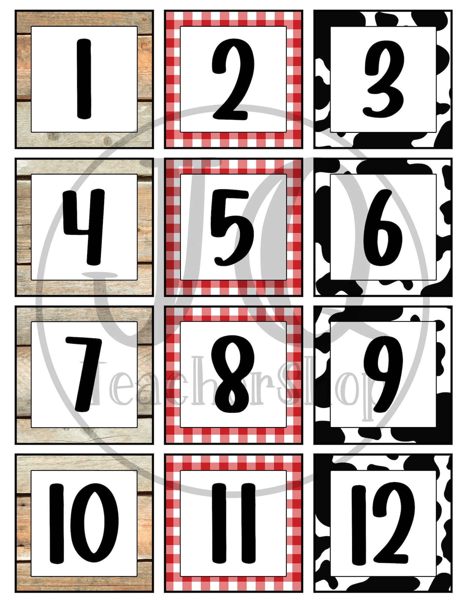 Printable Classroom Calendar, Farm Theme Classroom, Classroom Decor ...