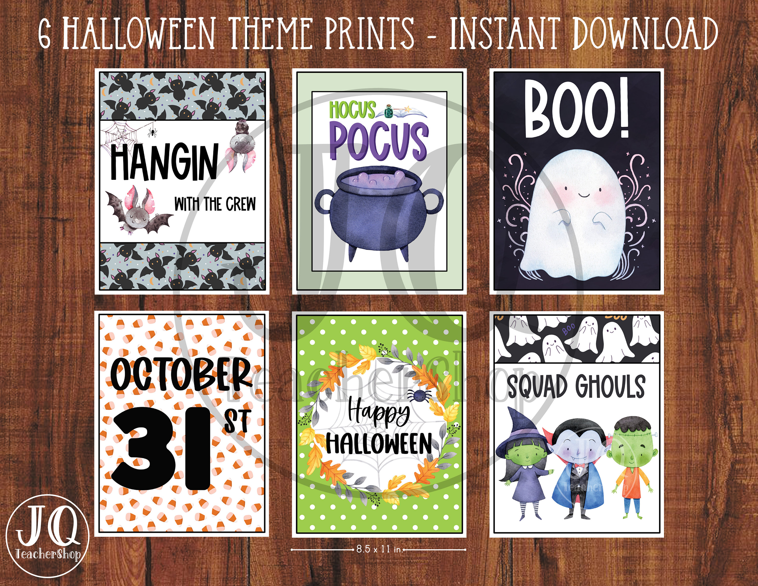 Printable, Halloween Classroom Posters, Halloween Prints, Halloween ...