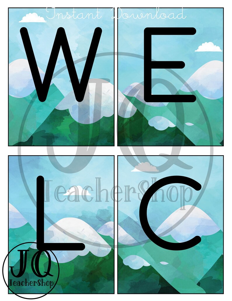 Printable Welcome Banner Back to School Banner Small Door - Etsy